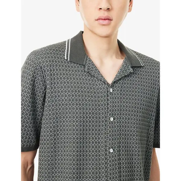 Rag & Bone Harvey Camp-collar Knitted Shirt