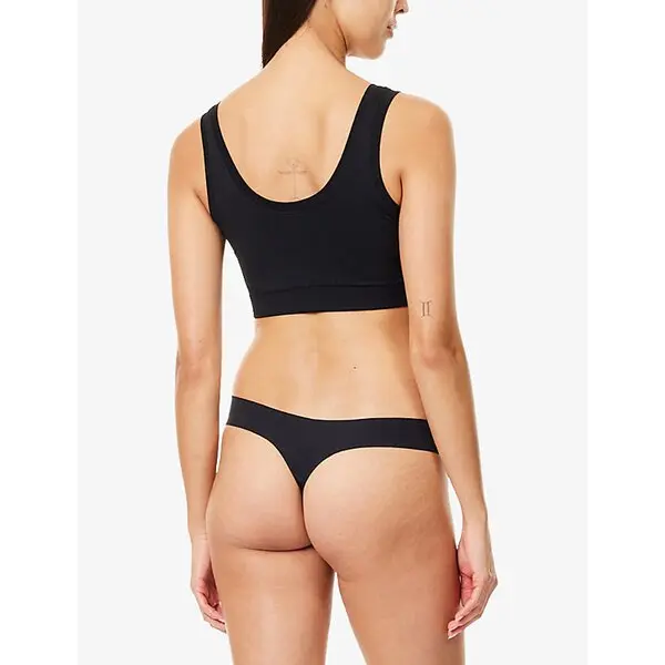 Hanro Touch Feeling Padded Stretch-woven Crop Top