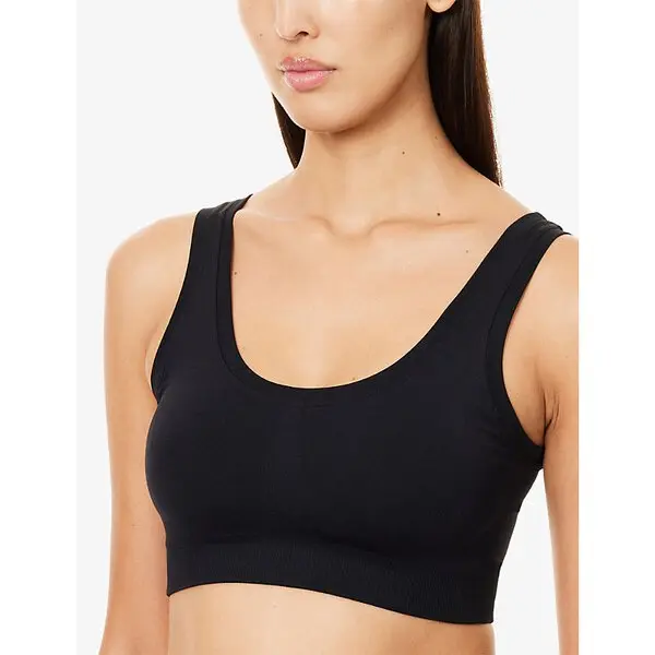 Hanro Touch Feeling Padded Stretch-woven Crop Top