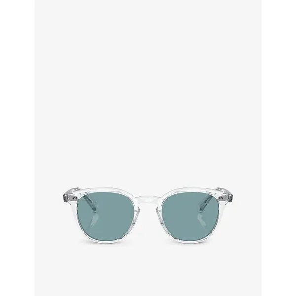 Oliver Spencer Round-frame Sunglasses - Green