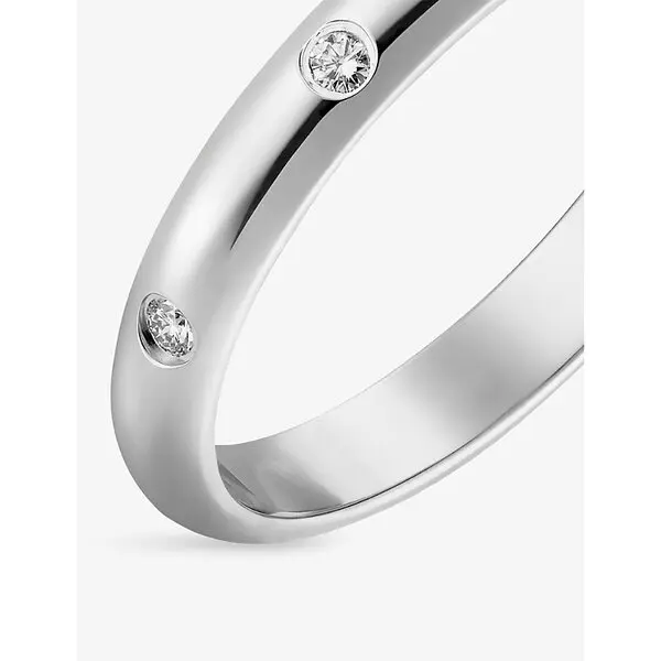 Cartier 1895 Wedding Band With Diamonds