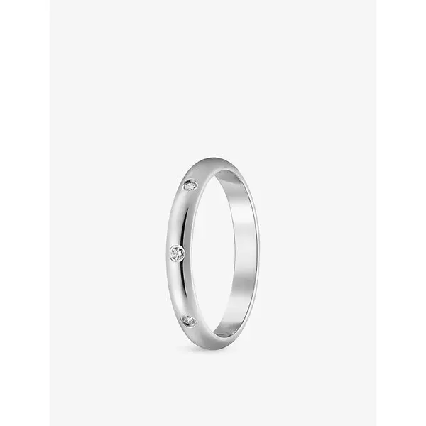 Cartier 1895 Wedding Band With Diamonds