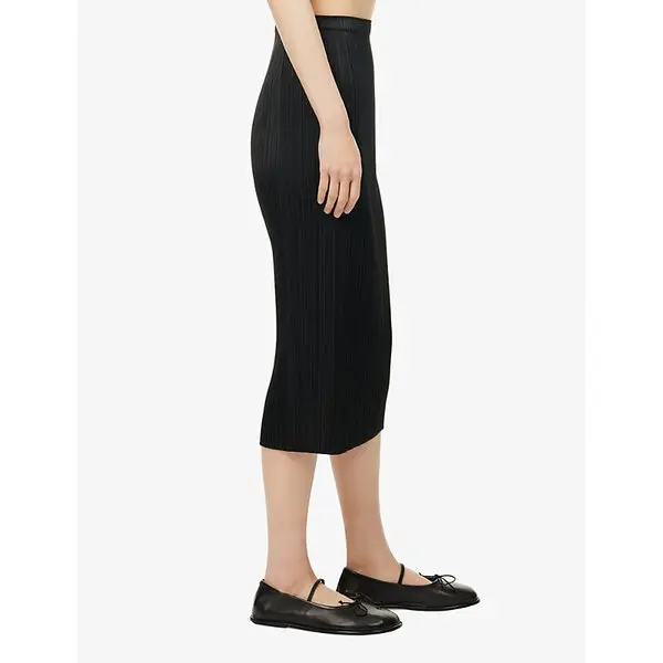 Issey Miyake Pleated Midi Skirt