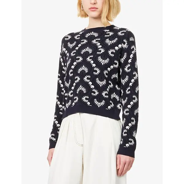 Max Mara Jacquard Knitted Jumper