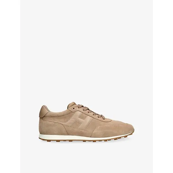 Hogan H699 Suede Trainers - Beige
