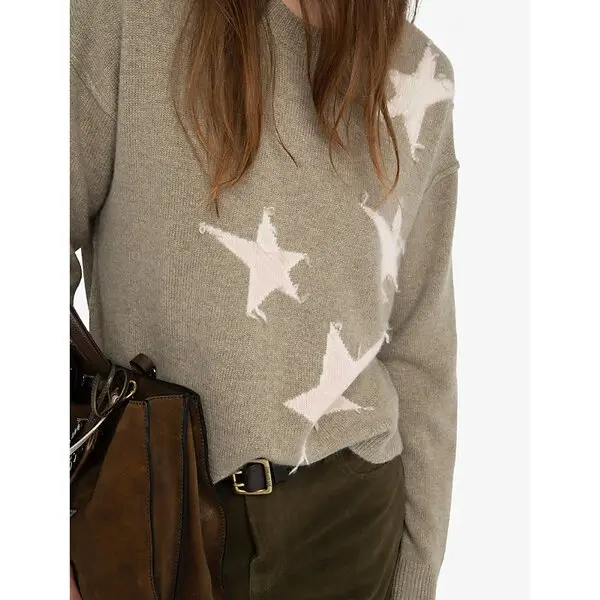 Zadig&Voltaire Markuz Star-motif Cashmere Jumper