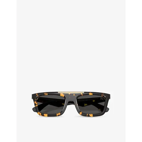 Burberry Pillow-frame Acetate Sunglasses