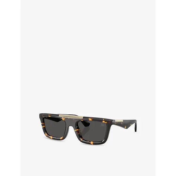 Burberry Pillow-frame Acetate Sunglasses