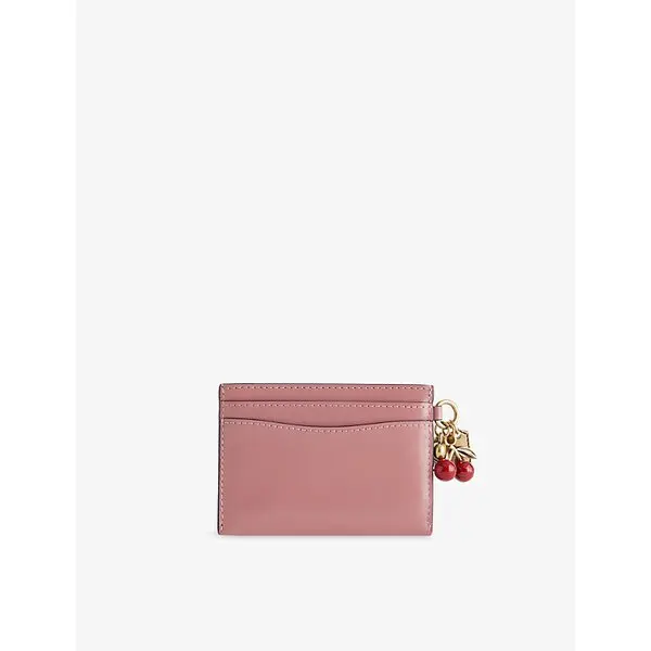 COACH Essential Charm Leather Card Holder