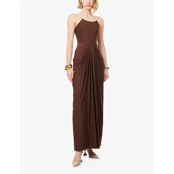 DEME Stretch-woven Gown