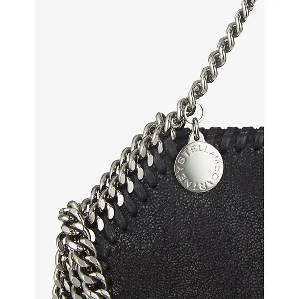 Stella McCartney Falabella Tiny Faux-leather Tote Bag - Black
