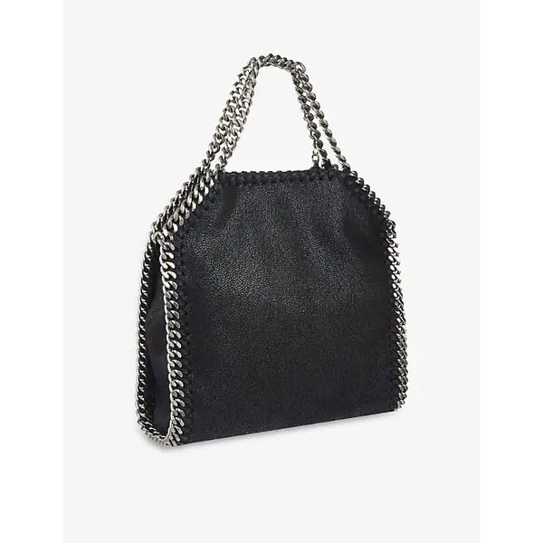 Stella McCartney Falabella Tiny Faux-leather Tote Bag - Black
