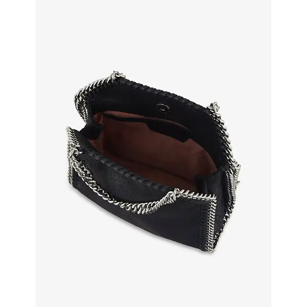 Stella McCartney Falabella Tiny Faux-leather Tote Bag - Black
