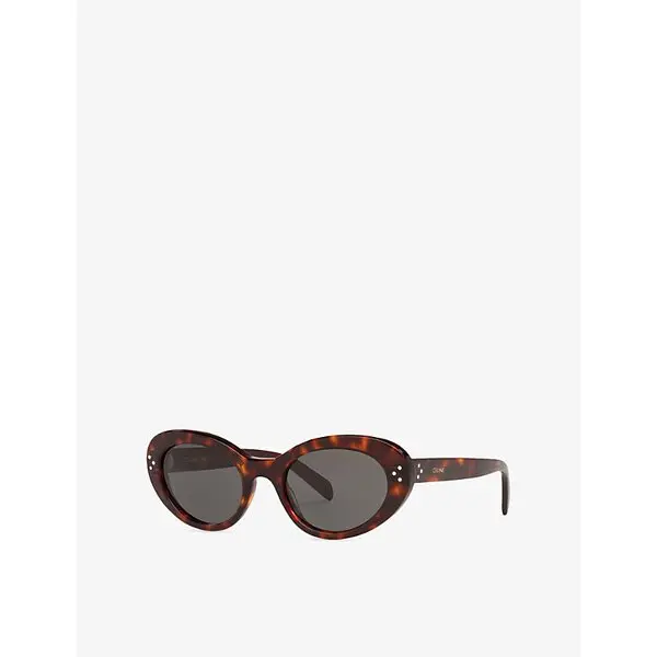 Celine Cat-eye Tortoiseshell Acetate Sunglasses