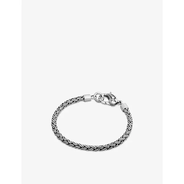 CLOCKS AND COLOURS Scorpion Woven Bracelet - Silver