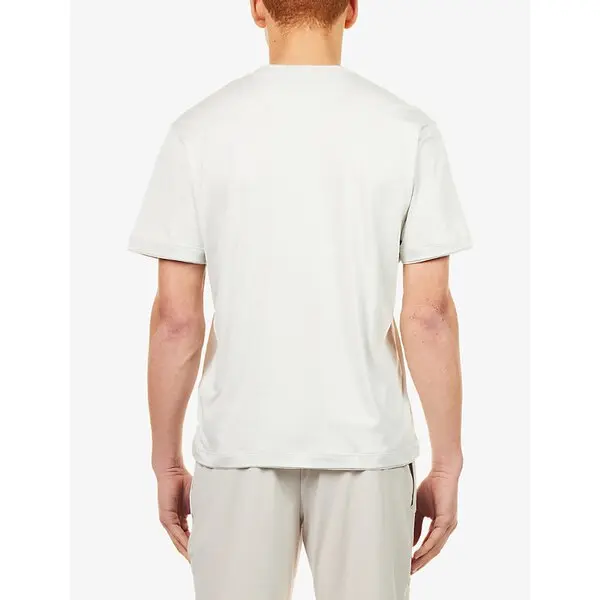 Eleventy Crew-neck Cotton And Modal-blend T-shirt