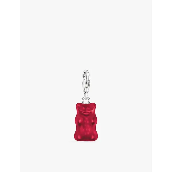 THOMAS SABO X Haribo Sterling-silver And Crystal Glass Charm - 925 Silver & Red