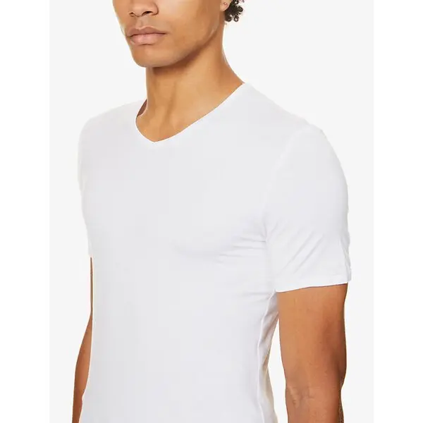 Derek Rose V-neck Modal T-shirt