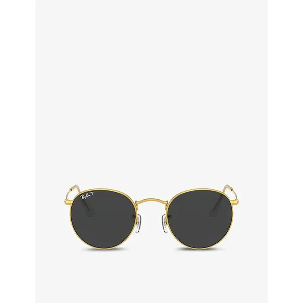 Ray-ban Round Metal Sunglasses - Gold