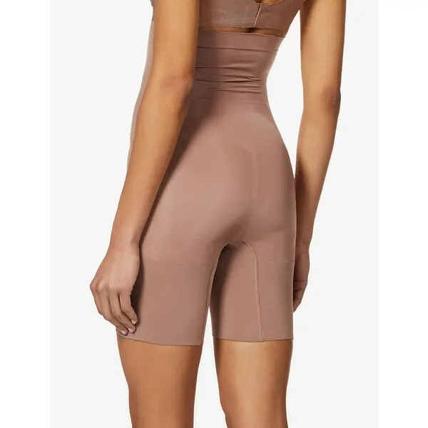 Spanx Sculpt™ Oncore High-waisted Mid-thigh Short - Cafe Au Lait