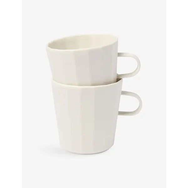 THE CONRAN SHOP Fade Set Of Two Porcelain Mugs 8.5cm - Milk