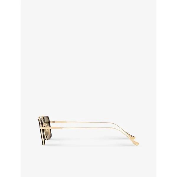 Dita Rectangle-frame Sunglasses