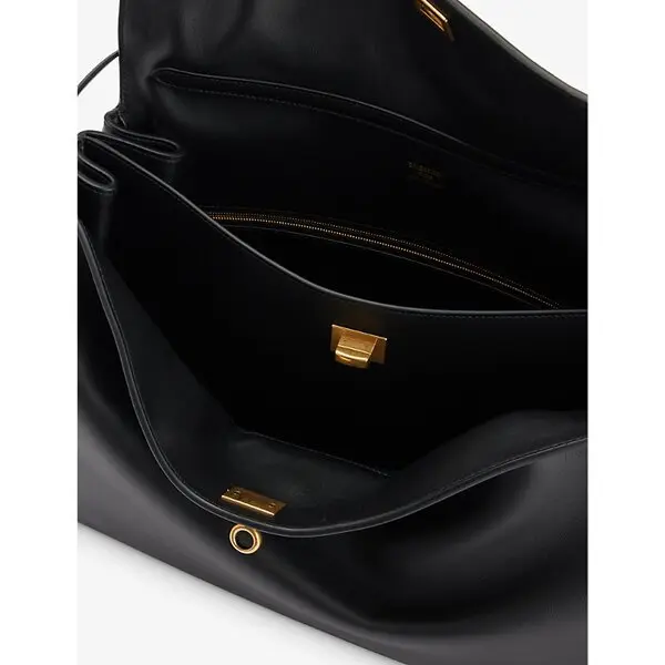 Balenciaga Rodeo Large Leather Top-handle Bag - Black