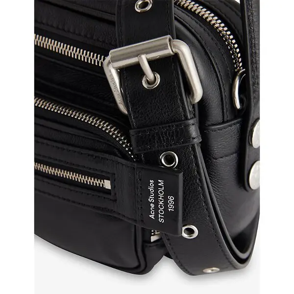 Acne Studios Leather Shoulder Bag - Black