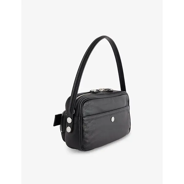 Acne Studios Leather Shoulder Bag - Black