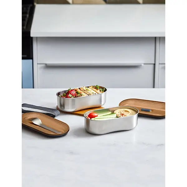 BLACK+BLUM Bento Stainless-steel Boxes 18.5cm