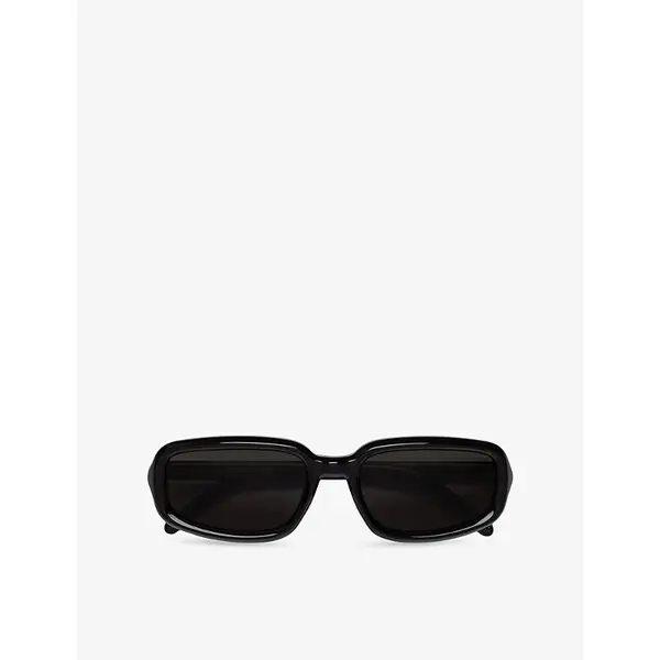 RETROSUPERFUTURE Rectangular-frame Acetate Sunglasses - Black