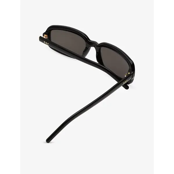 RETROSUPERFUTURE Rectangular-frame Acetate Sunglasses - Black