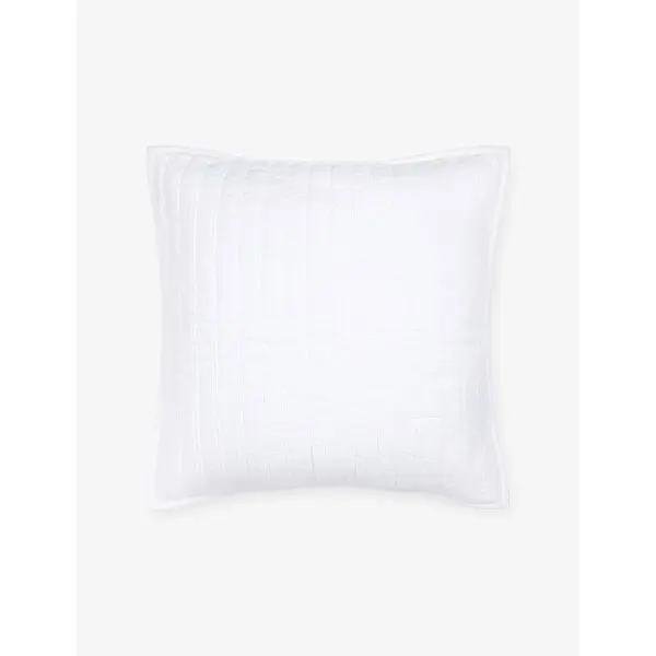 THE WHITE COMPANY Seville Large Cotton Cushion - White