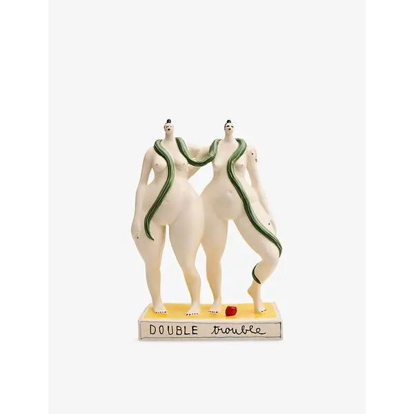 LAETITIA ROUGET Double Trouble Earthenware Ornament - Multi