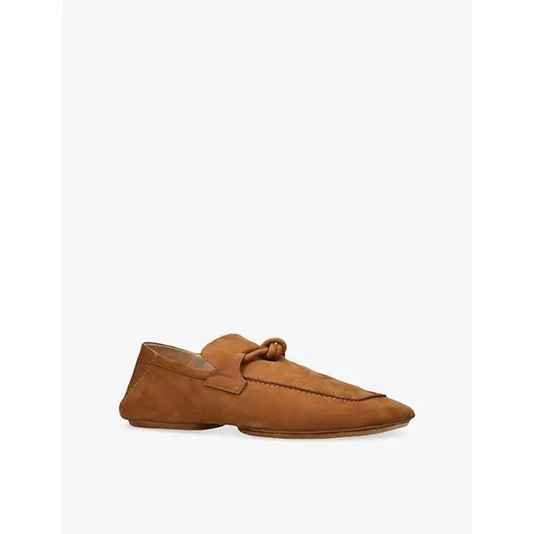 Bottega Veneta Nubuck Leather Loafers