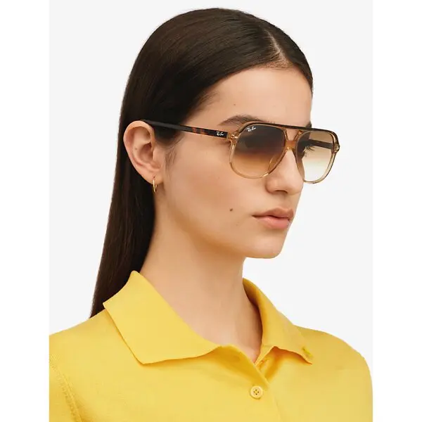 Ray-ban Acetate Aviator Sunglasses - Brown