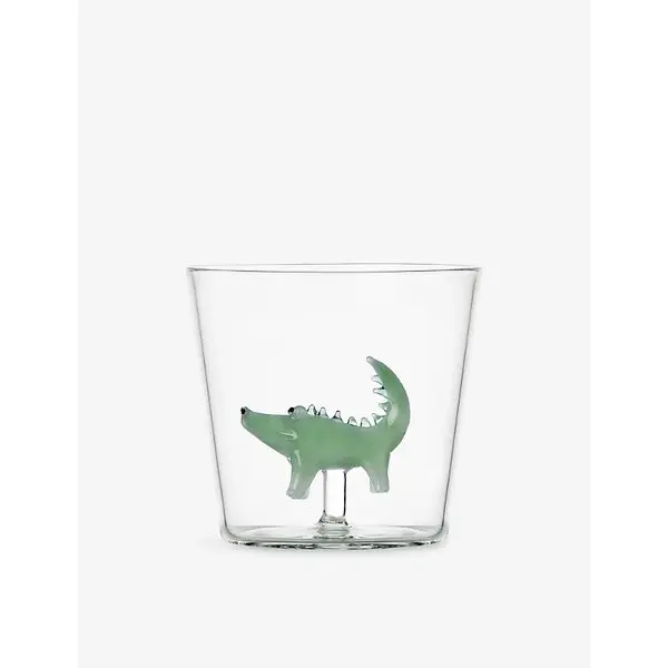 ICHENDORF MILANO Savannah Crocodile Borosilicate-glass Tumbler - Multicolor