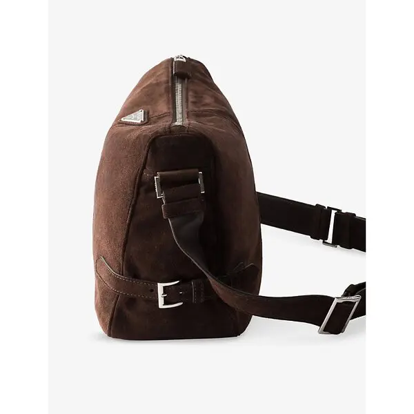 Prada Suede Shoulder Bag