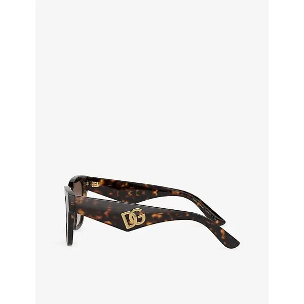 Dolce & Gabbana Square-frame Tortoiseshell Acetate Sunglasses - Brown