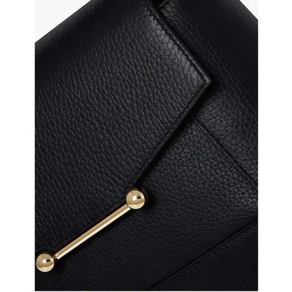 Strathberry Mosaic Leather Top-handle Bag - Black