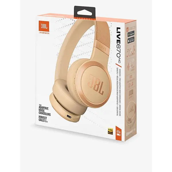 JBL Live 670nc Anc On Ear Headphones - Sand