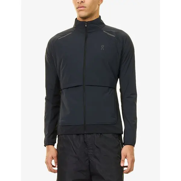 On Weather Insulated Shell Jacket With Reflective Logo