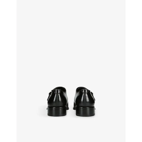 TOM FORD Claydon Double Monk Strap Leather Shoes