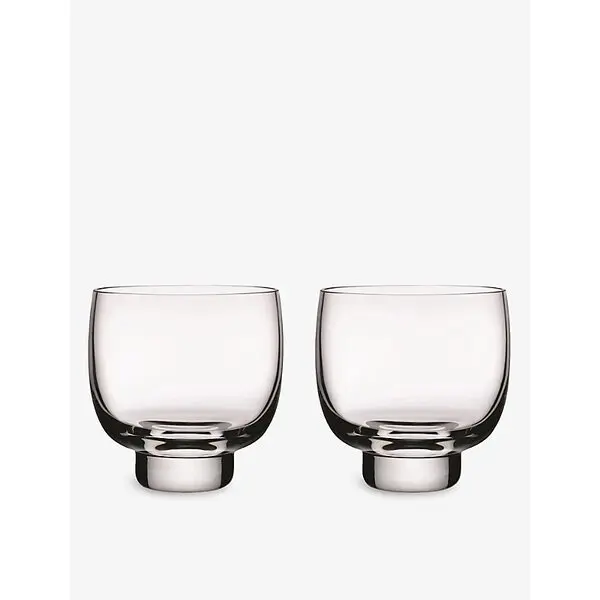 NUDE Malt Set Of 2 Whisky Glasses - Clear