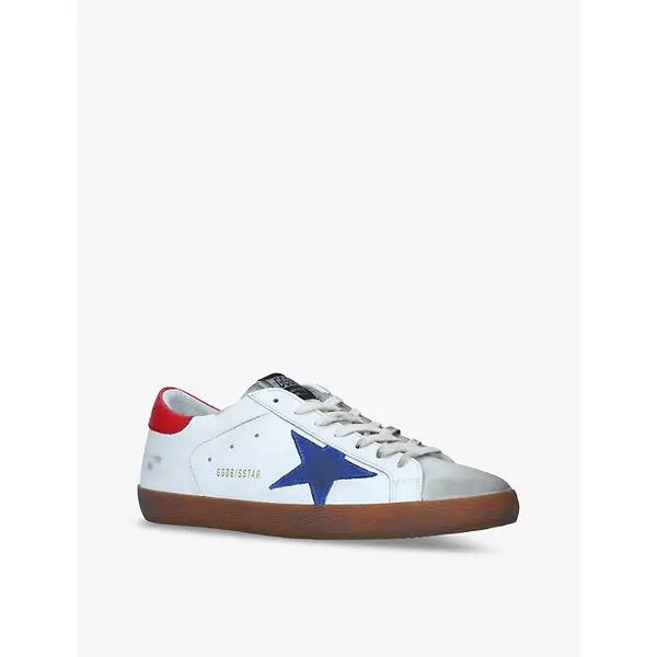 GOLDEN GOOSE Superstar Distressed Leather Trainers