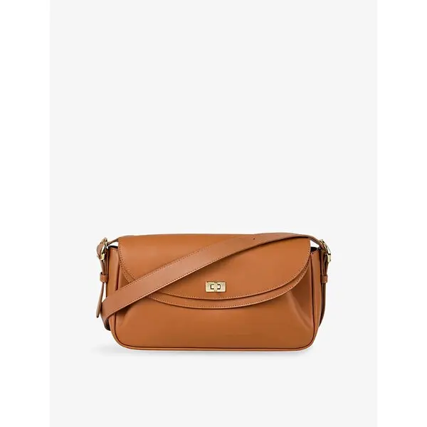 Sandro Le Mambo Leather Shoulder Bag