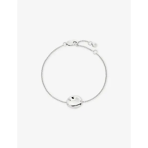 Monica Vinader Aria 18ct Yellow Vermeil Bracelet - Silver