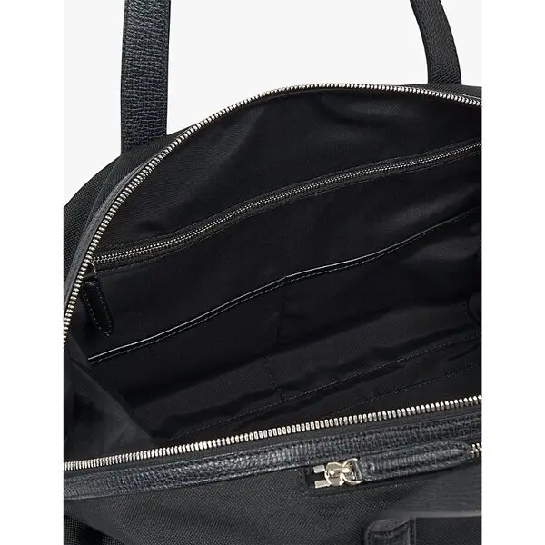 Smythson Norton Leather-trim Canvas Travel Bag