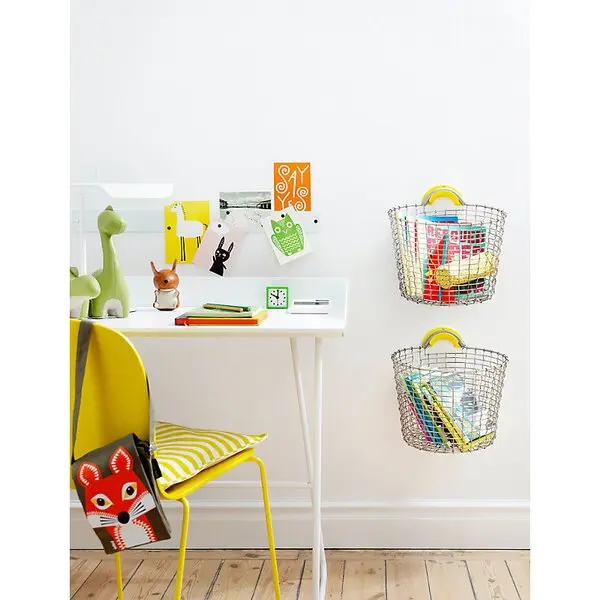 KORBO Classic Woven Metal Storage Basket 28cm