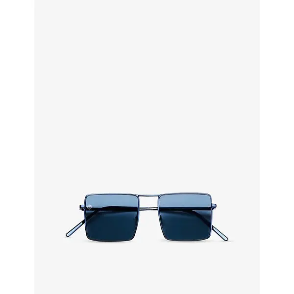RETROSUPERFUTURE Aviator-frame Metal Sunglasses - Blu